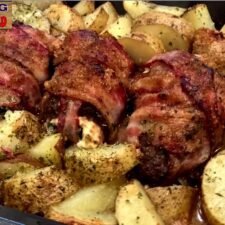 Bacon Wrapped Stuffed Cube Steak Recipe - Shotgunred.com