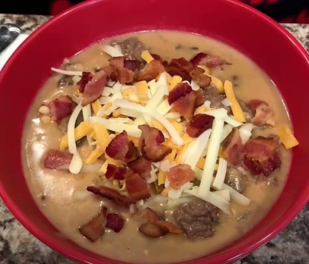 Western Bacon Cheeseburger Soup - Shotgunred.com